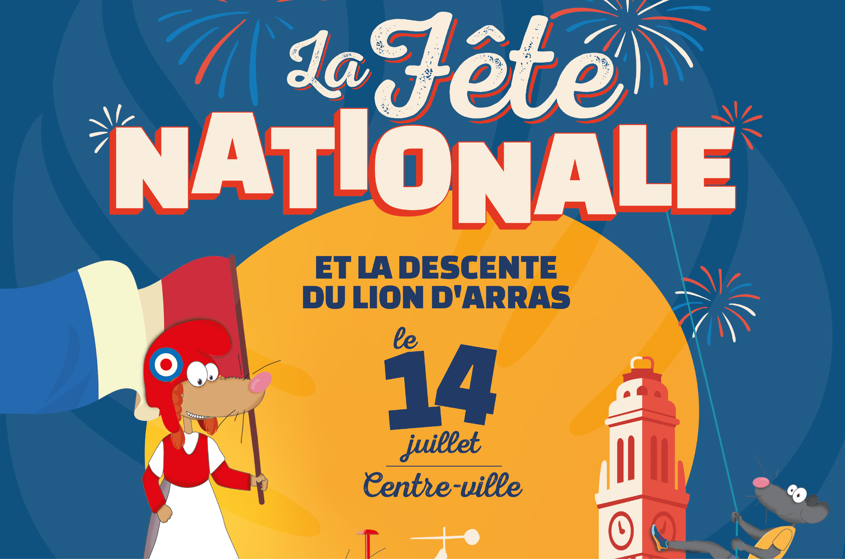 Arras | Lundi 14 juillet, le Lion descendra du beffroi